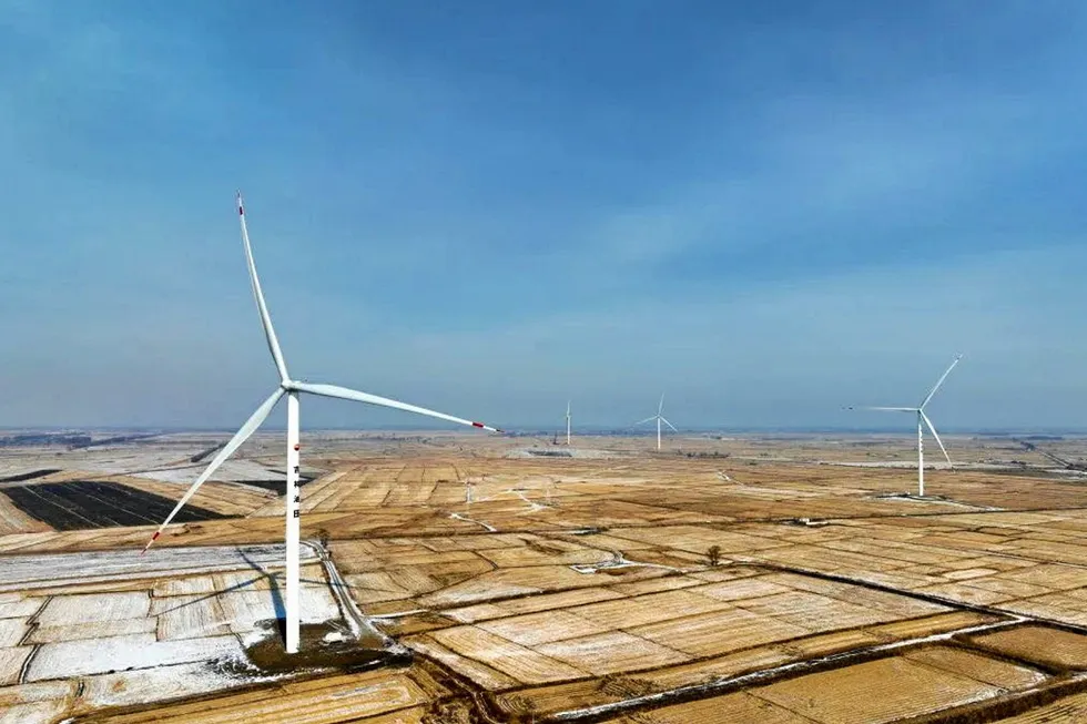 PetroChina fires up first onshore wind project to decarbonise ...