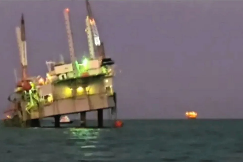 Crew member missing after rig collapse | Upstream