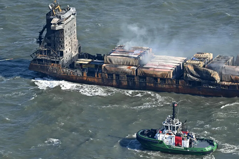 Burning ship involved in North Sea disaster expected to sink ...