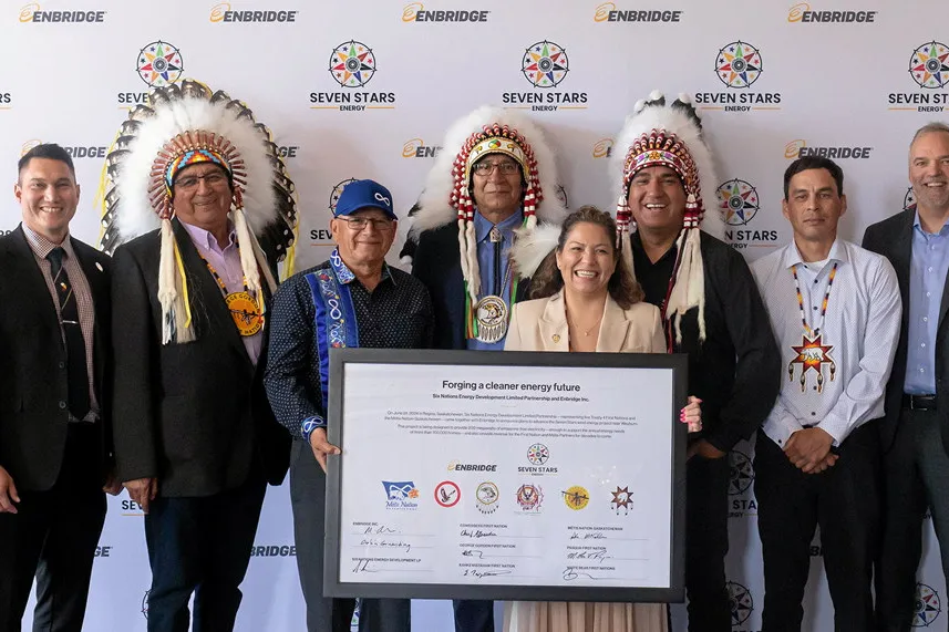 Indigenous Canadian groups see wind project partnership with Enbridge ...