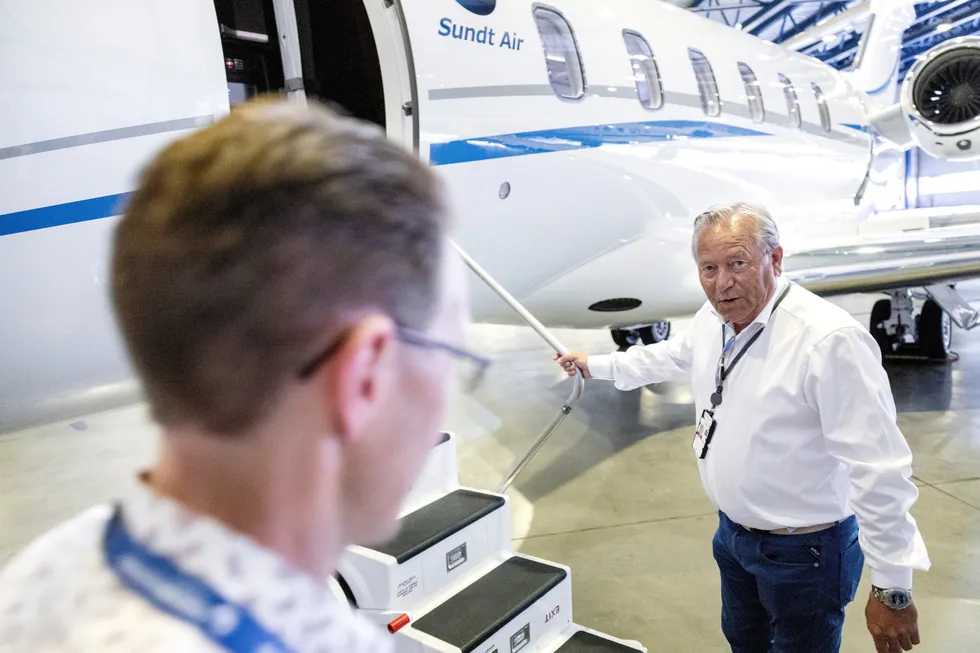 «Helt vill» pågang etter privatfly – men Sundt Air er livredd ...