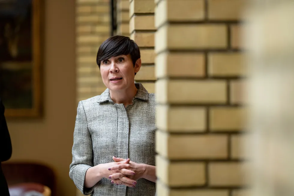 Ine Eriksen Søreide (H) har kalt inn olje- og energiministeren og ...