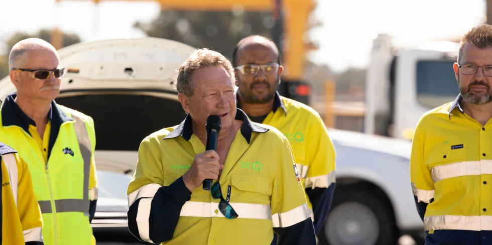 Billionaire Andrew Forrest's Fortescue steps back from 5GW green power ...