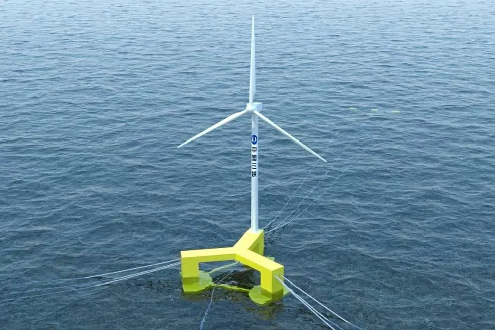 Typhoon resistant: China’s first floating wind turbine set to ride ...