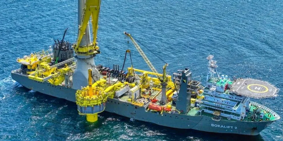 New York offshore wind begins journey with first monopile installed for ...