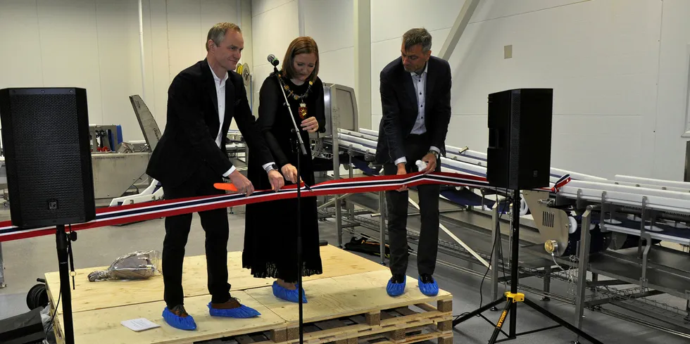 Feiret åpningen av ny fiskeforedlingsfabrikk i Bodø | Fiskeribladet