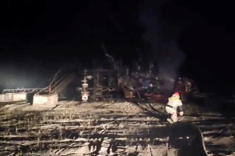 Two dead, seven injured after explosions and fire at Russian oilfield ...