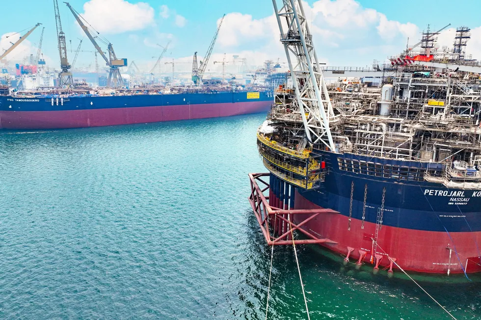 Cylindrical FPSO – an African first – nears completion in Middle East ...