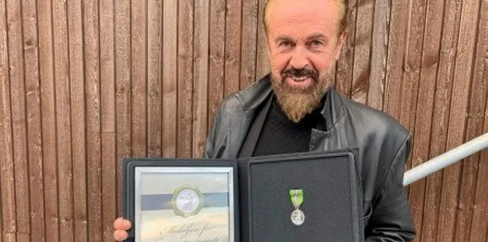 Biomar-ansatt hedret med Norges Vels Medalje