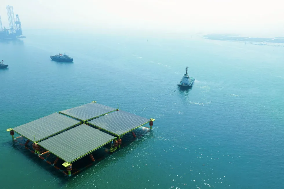 CIMC Raffles delivers China’s first floating solar power platform ...