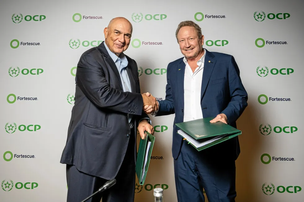 Fortescue forms joint venture in Morocco to produce green hydrogen ...