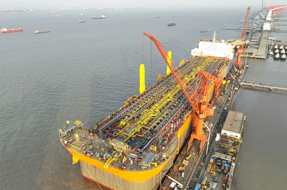 SBM Offshore work hits milestone for FPSO likely headed to ExxonMobil ...