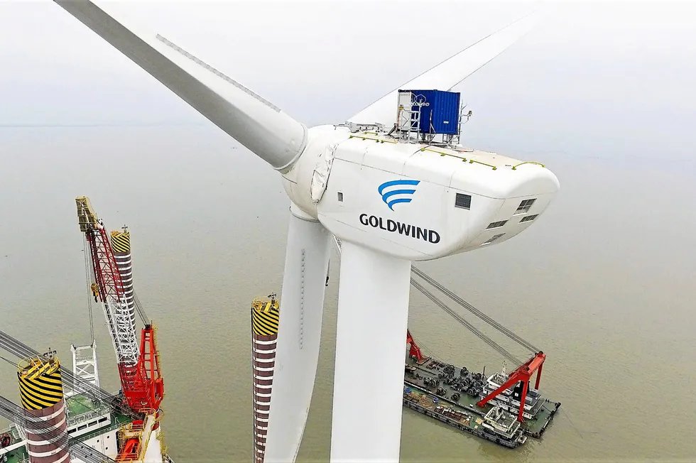 Chinese wind giants unveil trio of 25MW offshore turbines | Recharge
