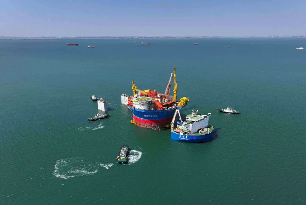 Chinese contractor delivers Asia’s first cylindrical FPSO for South ...
