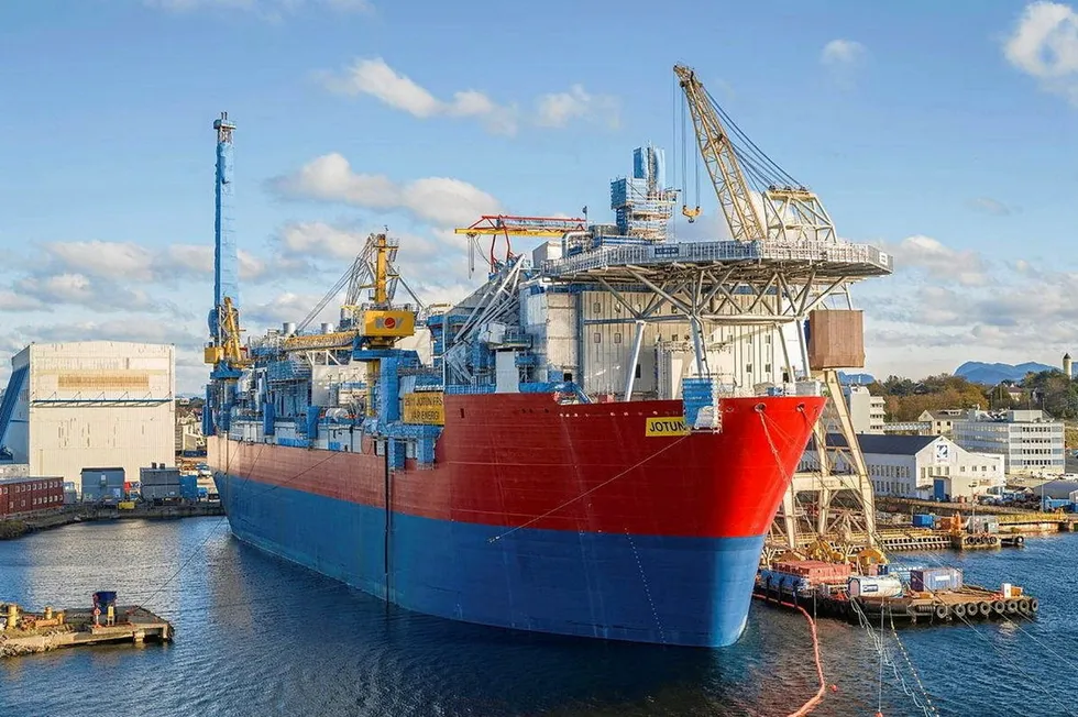 Operator confirms Norway FPSO will not meet the winter delivery ... Operator confirms Norway FPSO will not meet the winter delivery ...