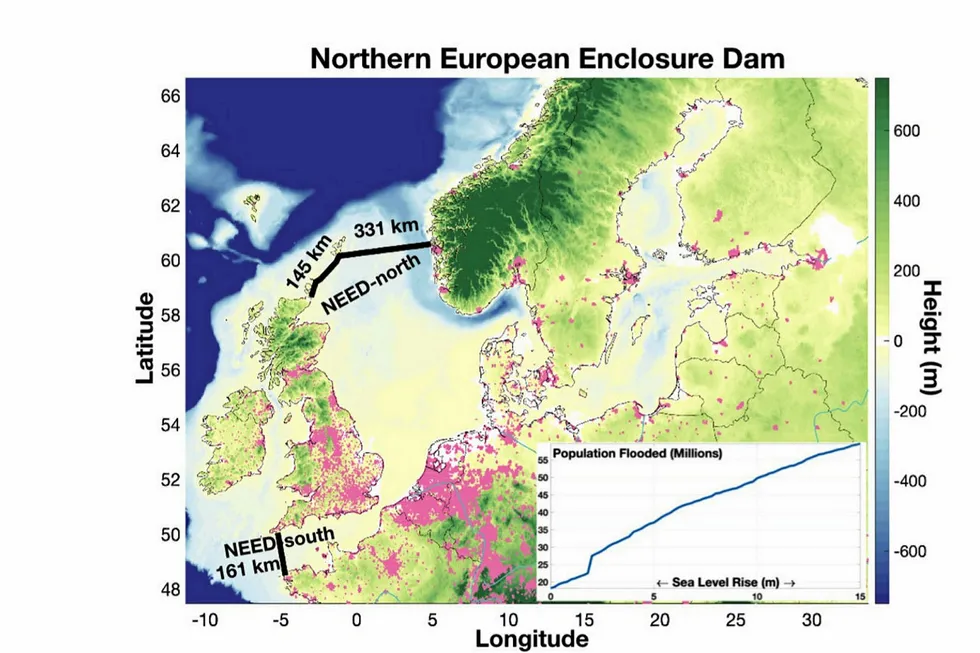Scientists propose North Sea mega dams to combat rising seas | Upstream