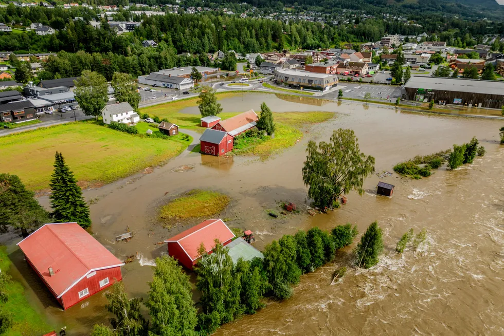 Skader for opp mot 900 millioner meldt inn så langt i ekstremværet | DN