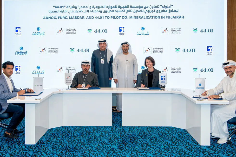 Adnoc partners Earthshot winner on scheme to turn carbon dioxide into ...