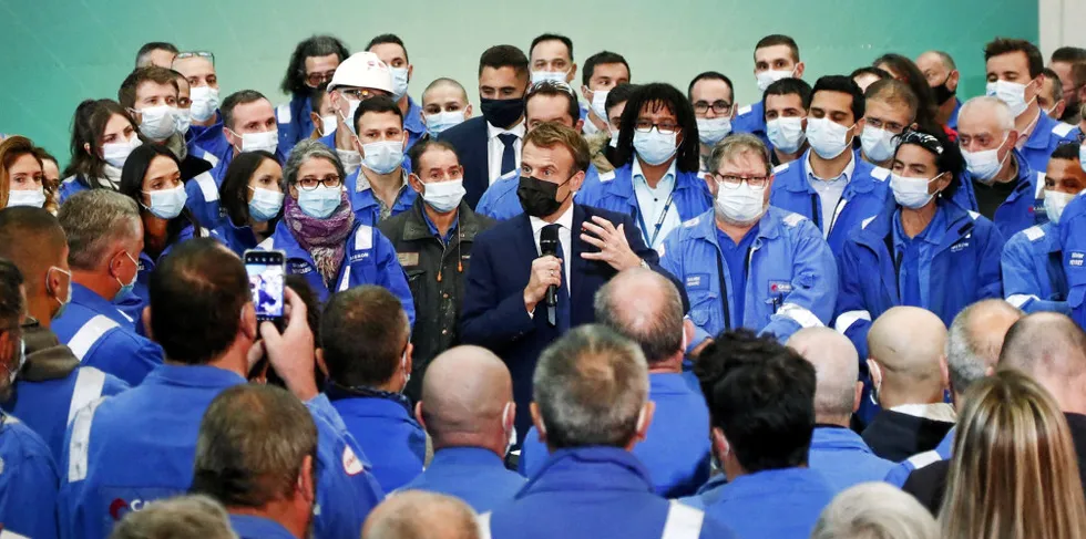 Macron announces $2.2bn of government funding for hydrogen development ...