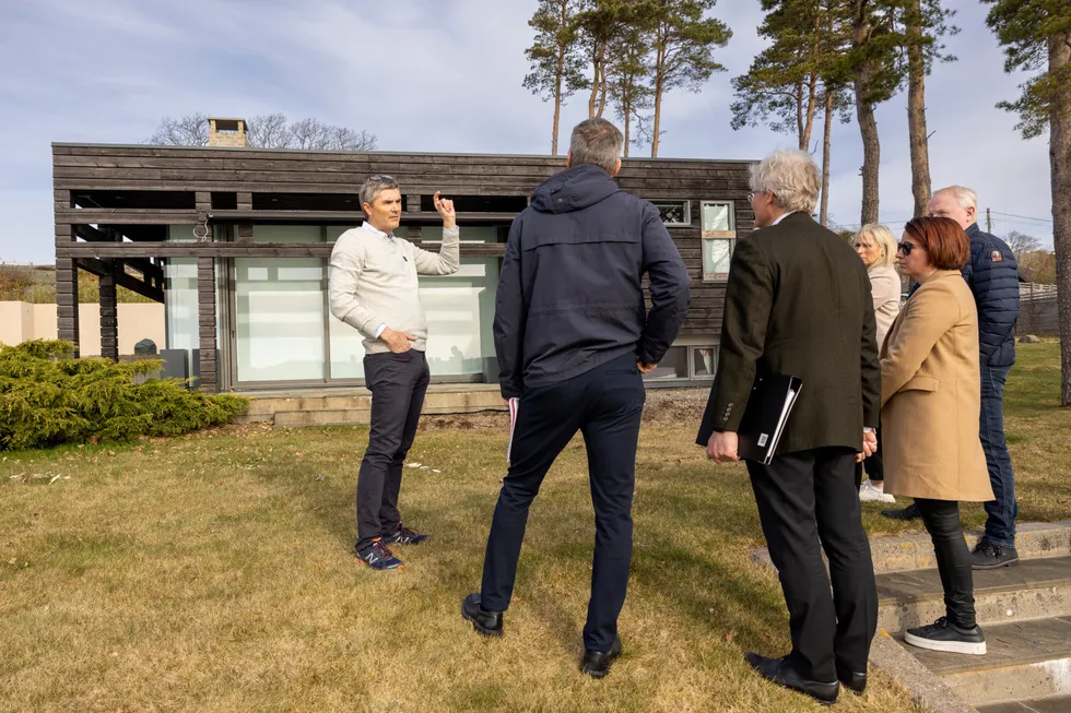 Avtroppende Cognite-sjef John Markus Lervik viste frem omstridt hytte ...