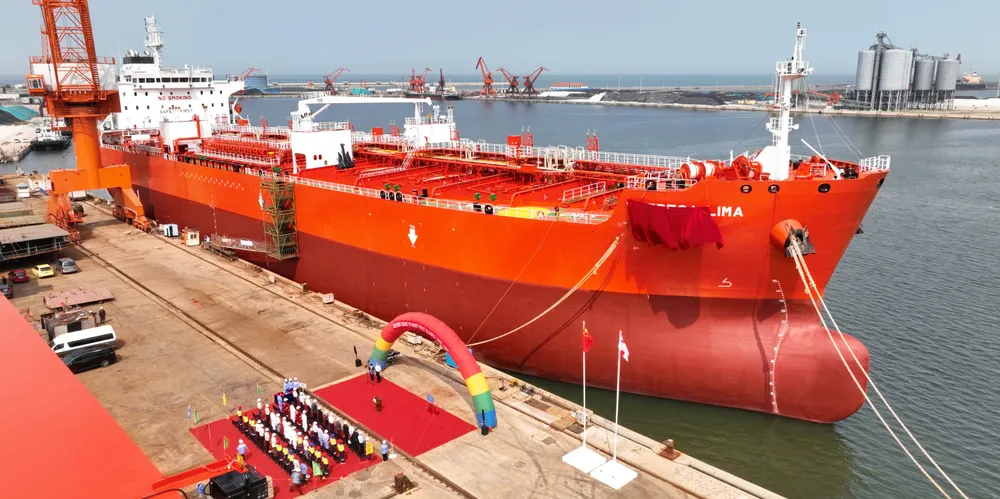Wilmar Ship Holdings unveils latest MR2 tanker at naming ceremony in China