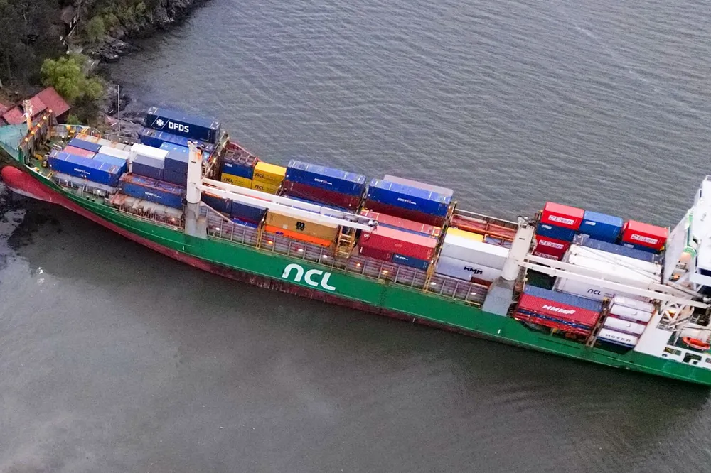Watch officer arrested after falling asleep while container ship ...