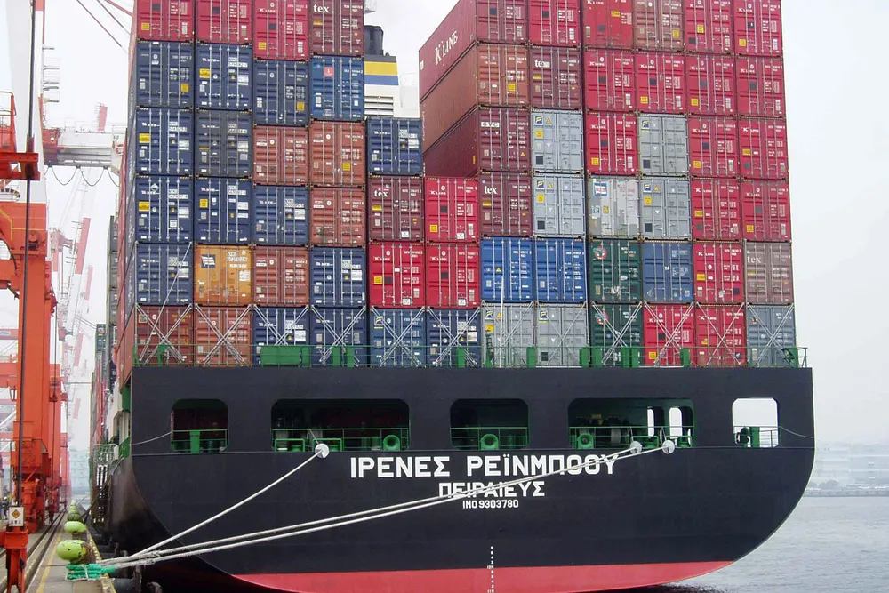 Greek shipowners Eastmed and Tsakos hiving off smaller container vessels