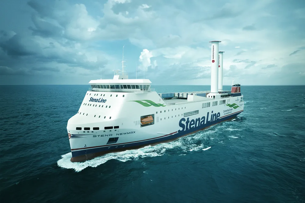 Stena Line orders rotor sails for ro-ro newbuildings from Norsepower