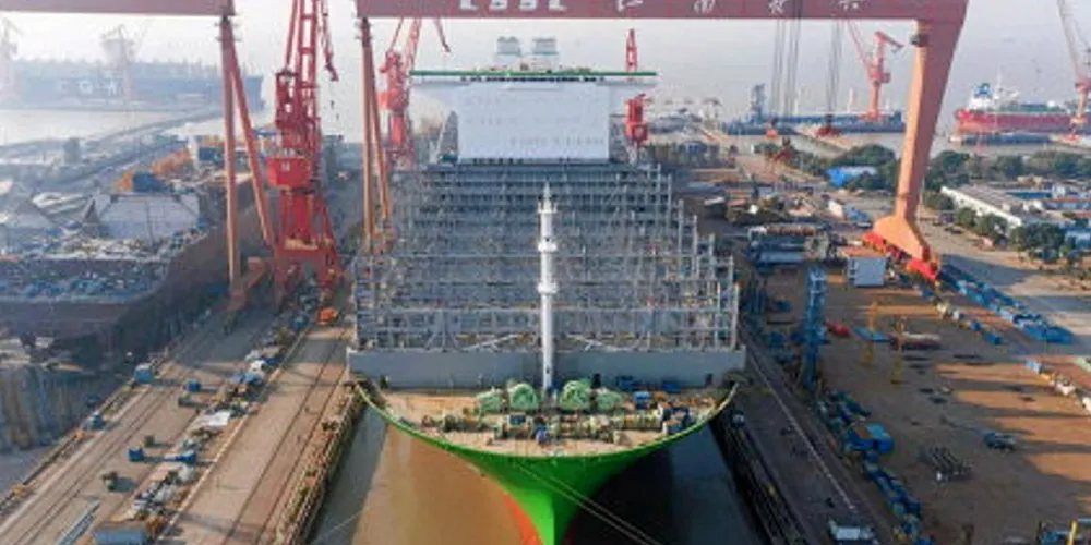 Upsized Evergreen container ship is world's biggest, says CSSC