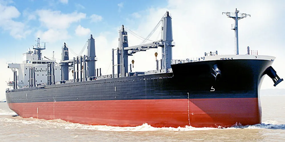 Tsuneishi Shipbuilding launches first of ‘upsized’ handysize bulkers