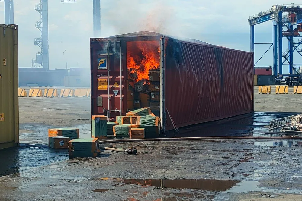 Russia claims ballistic missile attack on container ship docked in Odesa