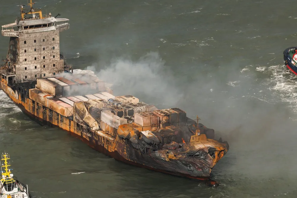 Master was lone watchkeeper on boxship before fatal North Sea collision ...