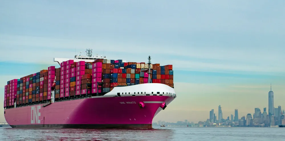 ONE container ship suffers stack collapse in North Atlantic