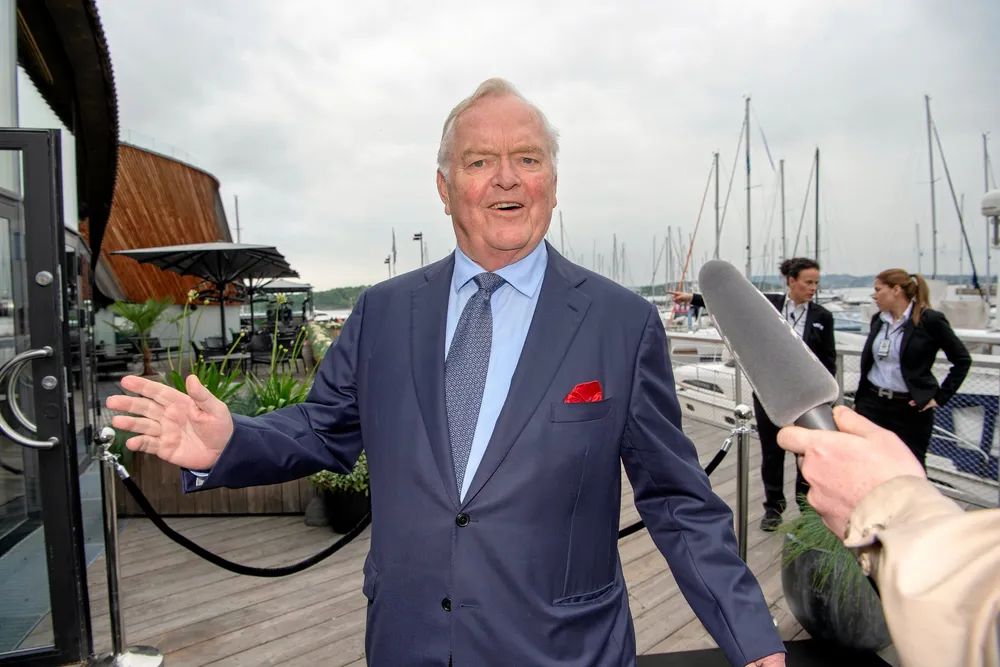 Nordic American Tankers boss Herbjorn Hansson follows son in splashing ...