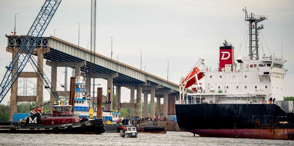 Small general cargo ship becomes first to transit Baltimore channel ...