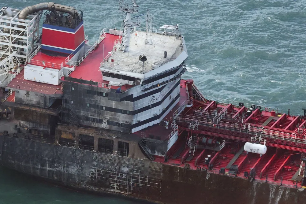 Salvage experts board fire-hit Stena tanker at centre of North Sea disaster