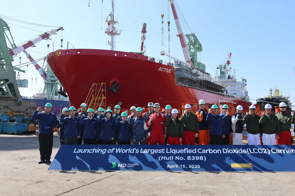 Dawn of a new era for CO2 carriers as pioneering Capital Clean Energy Carriers vessel launches