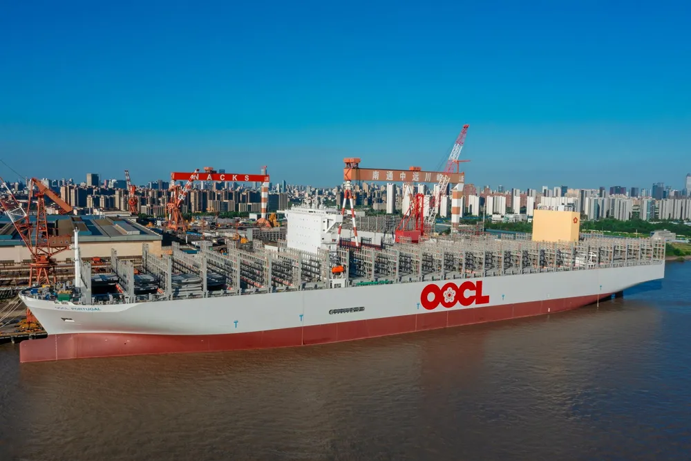 OOCL splashes out $3bn on 14 large container ship newbuildings in China