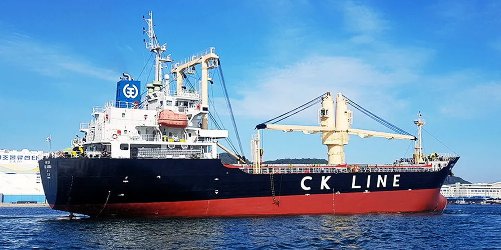 South Korean feeder owner CK Line places rare container ship order
