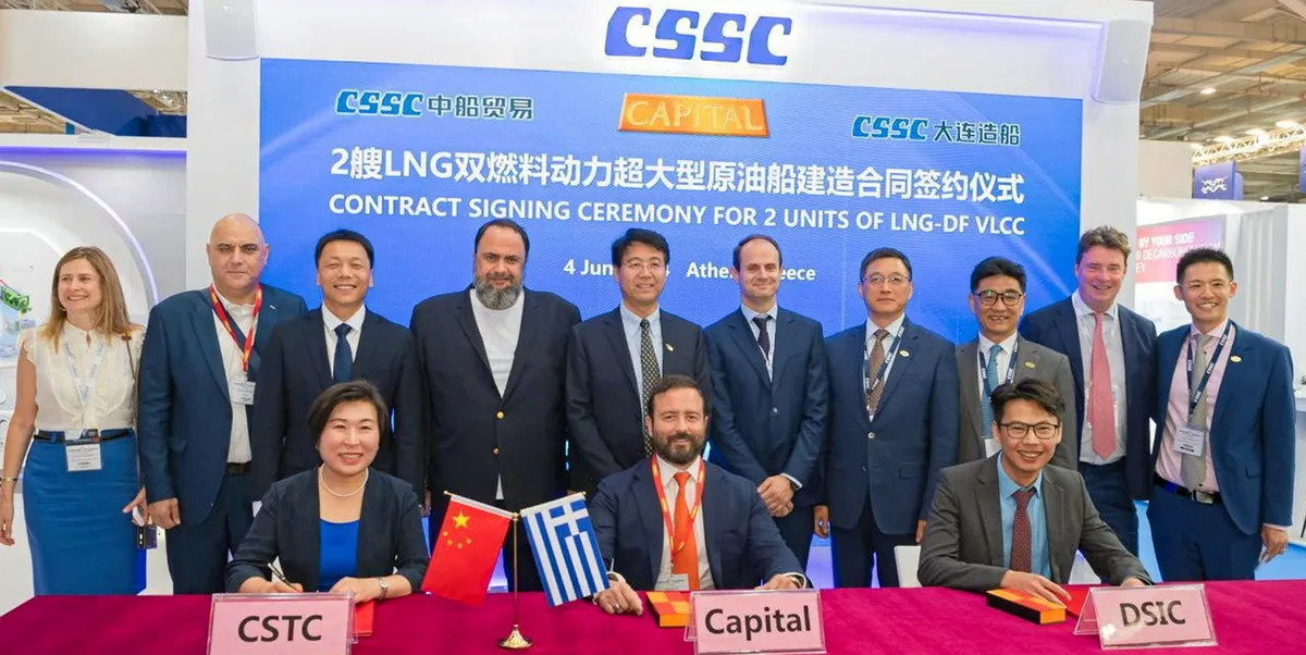 Marinakis meets Chinese yard CSSC to celebrate order for dual-fuel VLCC ...