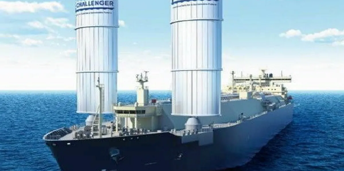Chevron Shipping and MOL team up on first wind sails for an LNG carrier