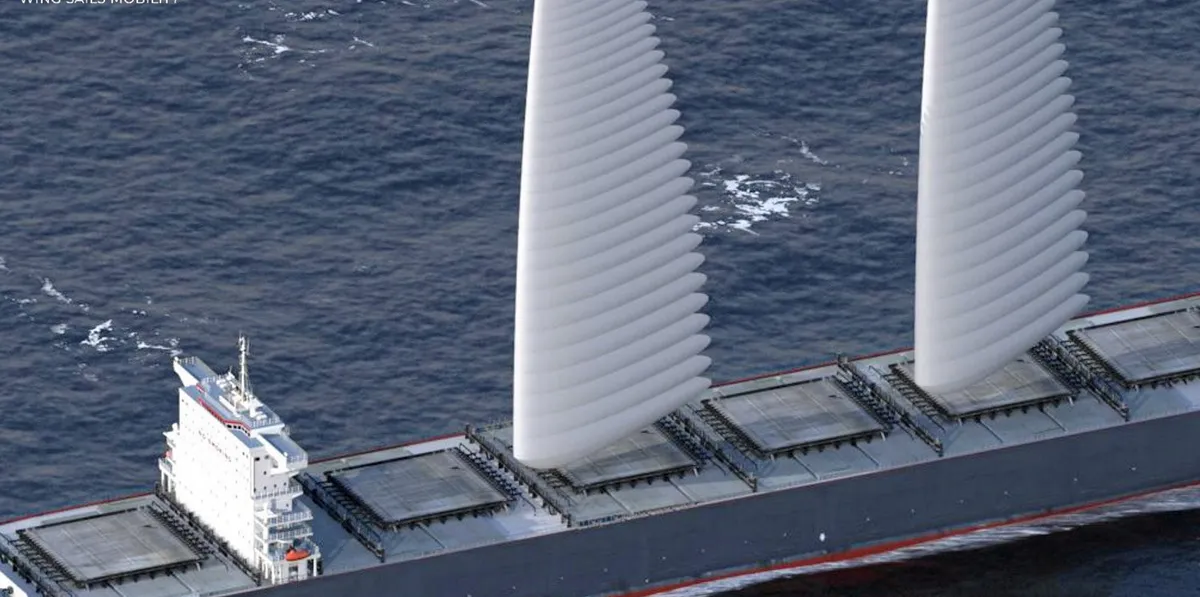 Michelin Man-style inflatable wing sails to be tested on ro-ro