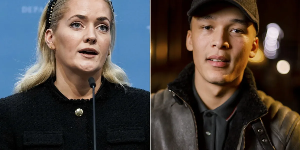 Justisministeren festet med «fuck politiet»-rapper | DN