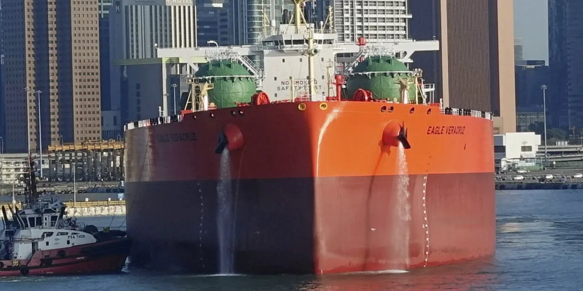 First and only VLCC newbuilding of 2024 takes a bow