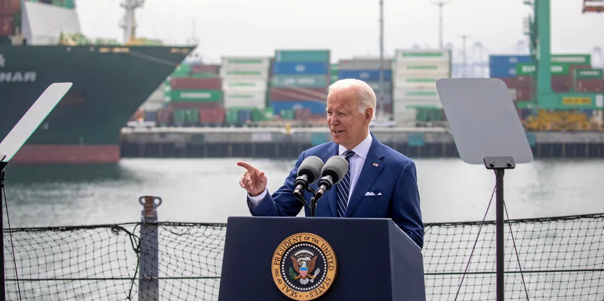 Trade groups urge Biden to step in to prevent sweeping ports strike