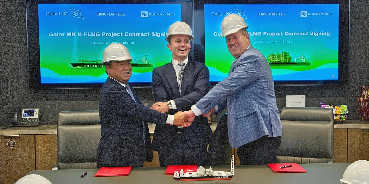 Golar LNG inks order for first of its next-generation FLNG units