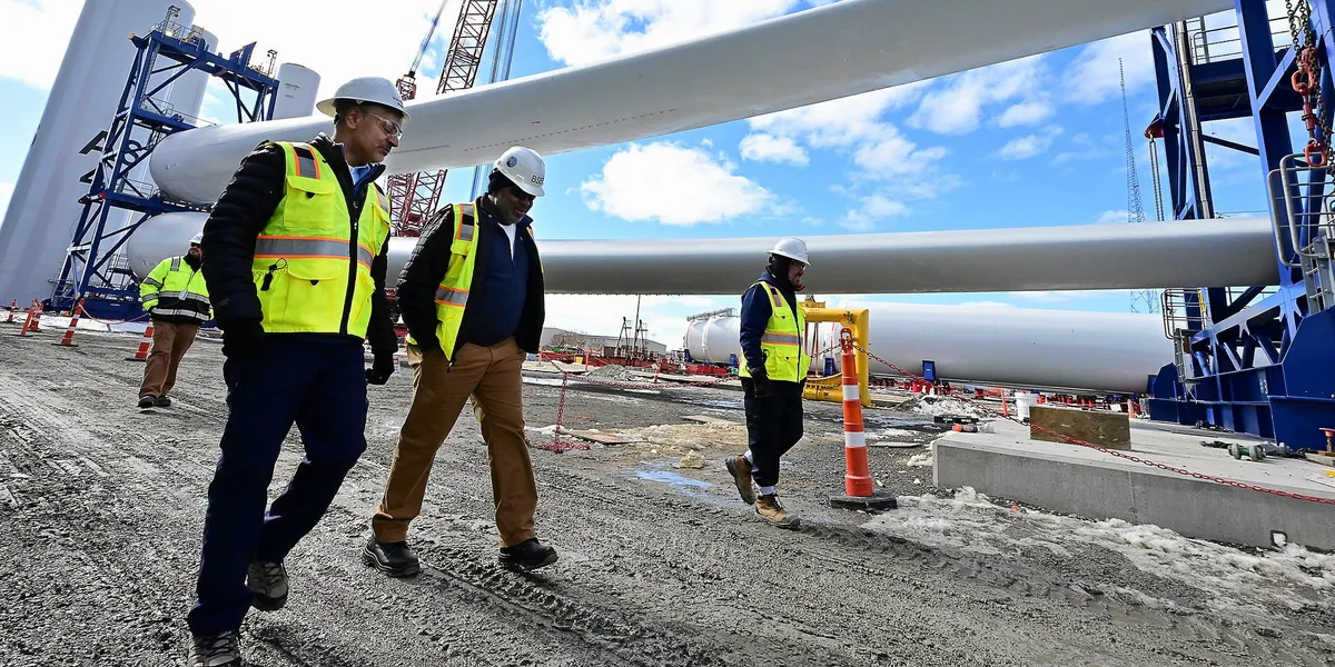 US 'forever first' Vineyard Wind extends port contract into 2026 amid ...
