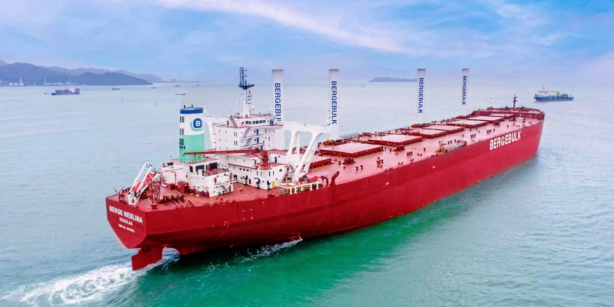 Berge Bulk installs rotor sails on Valemax as it doubles down on wind power