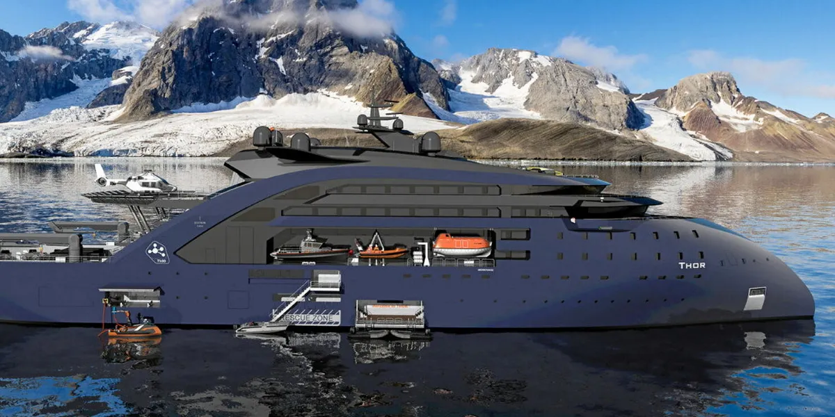 Ulstein unveils first nuclear-powered vessel to recharge electric ...