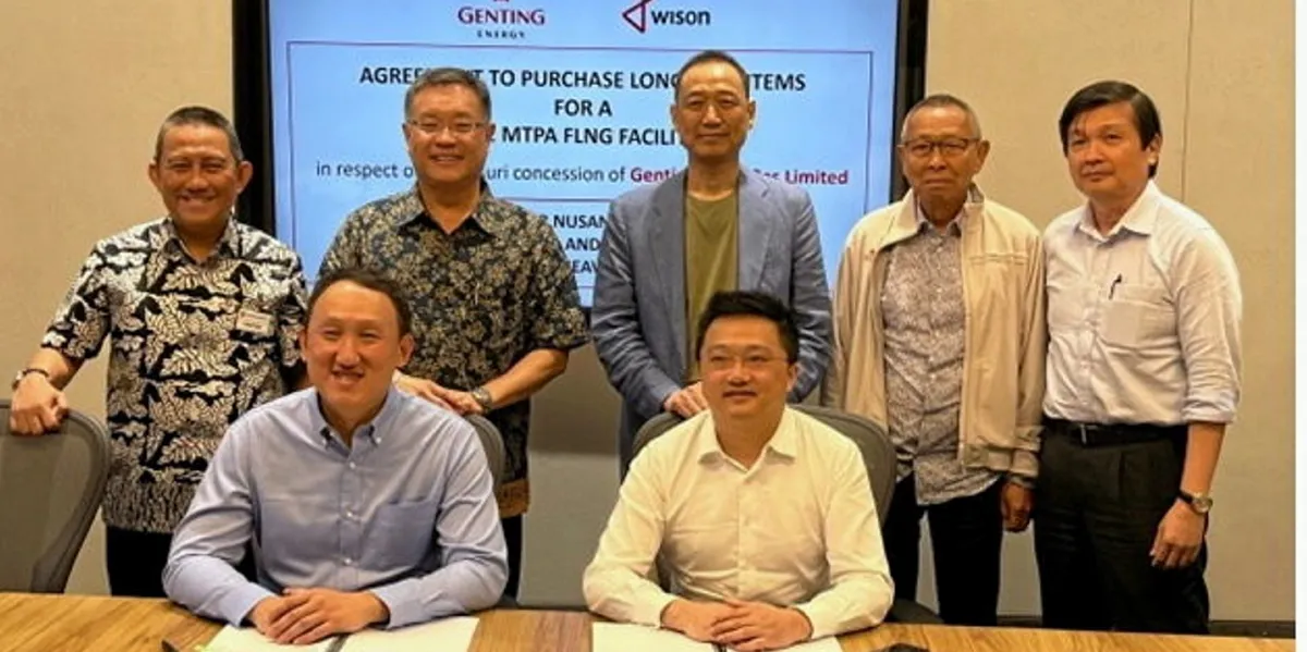 Genting Oil & Gas signs up with Wison for FLNG unit in Indonesia